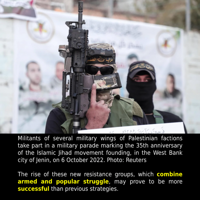 The Jenin Brigades and The Lion’s Den: Palestine’s new resistance ...